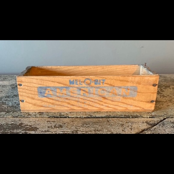Unlisted | Other | Vintage Wooden Cheese Box Primitive Decor | Poshmark
